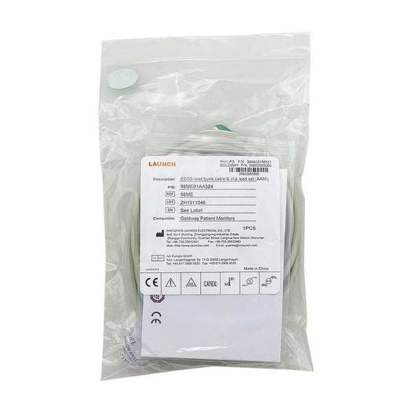 LAUNCH 98ME ECG5-lead Trunk Cable Clip Lead Set(AAMI)