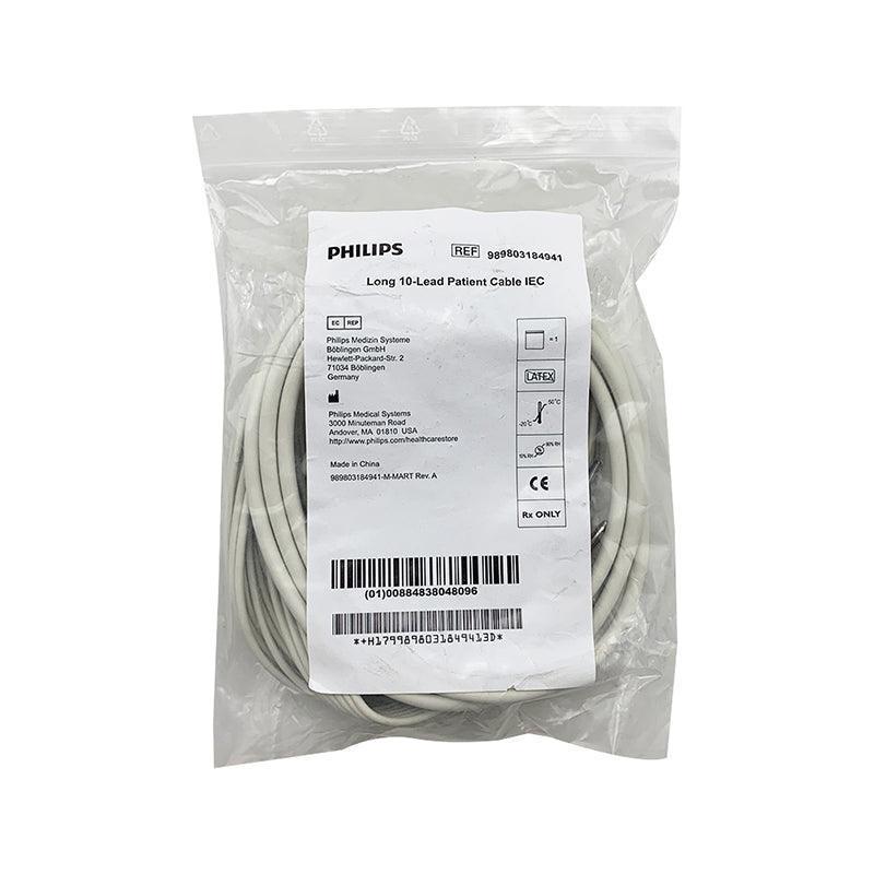 PHILIPS TC10 ECG PageWriter 989803184941 ECG Long 10-Lead Cable