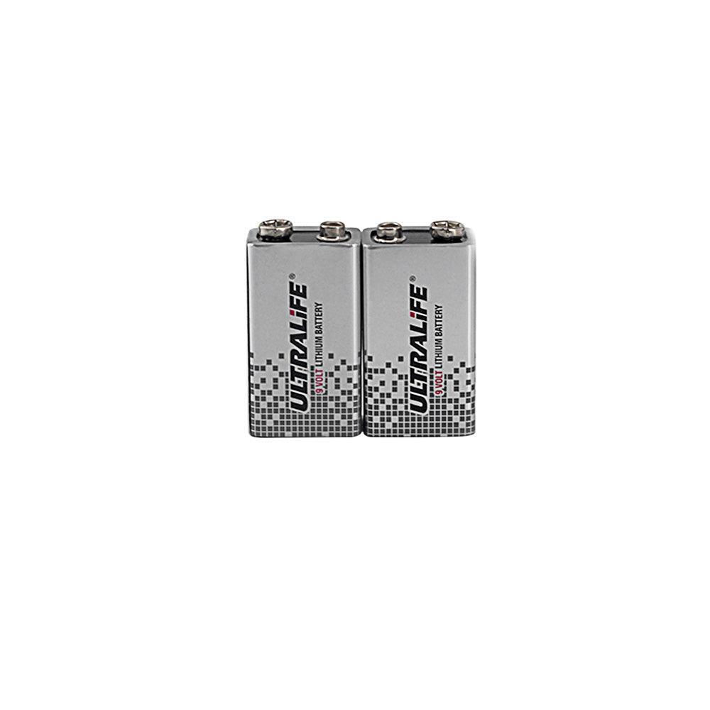 Ultralife U9VL-J-P Lithium-ion Battery - 9-9.5V | Set of 2